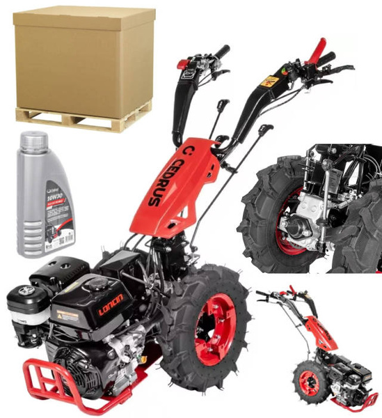 Ciągnik jednoosiowy Dzik Cedrus TJ01 - WOM z wałkiem odbioru mocy 13KM ...